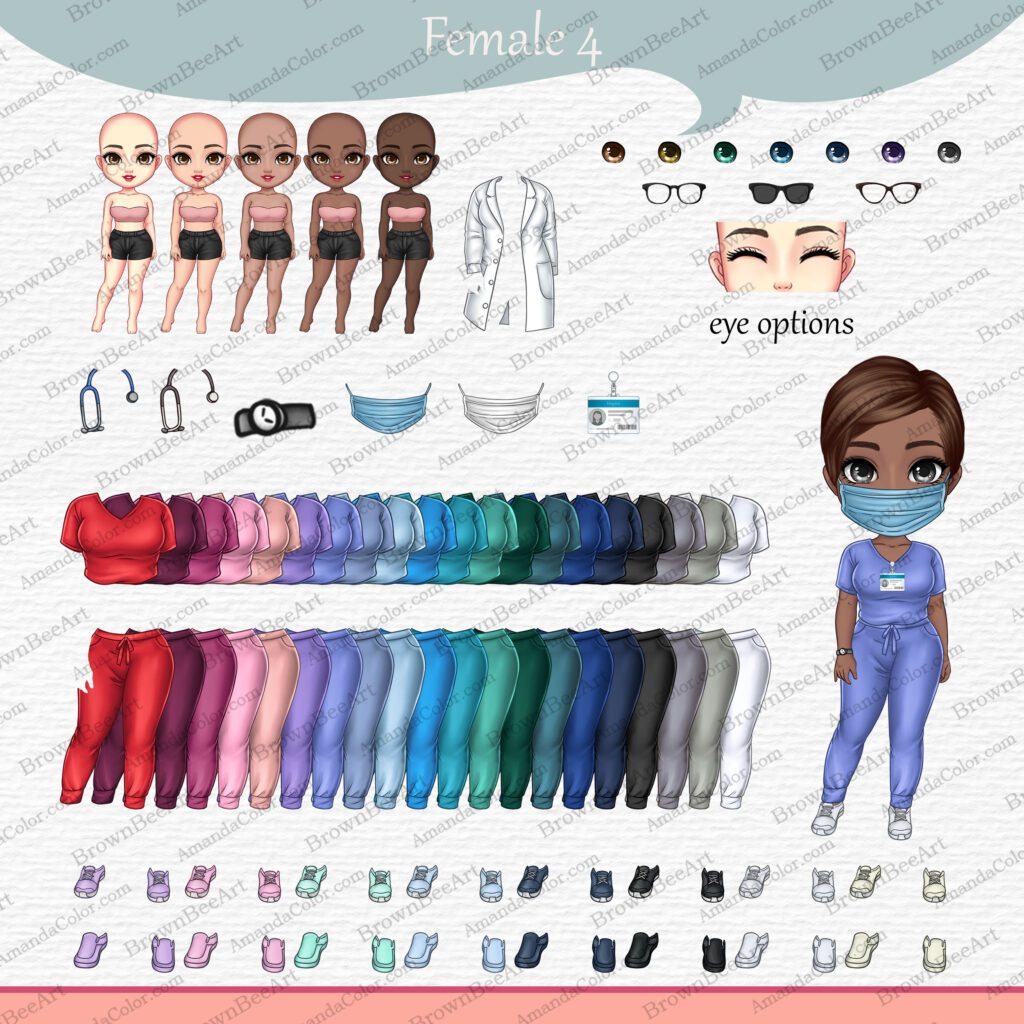 Chibi Medical Clipart, HealthCare Clipart, Chibi Hospital Clipart ...